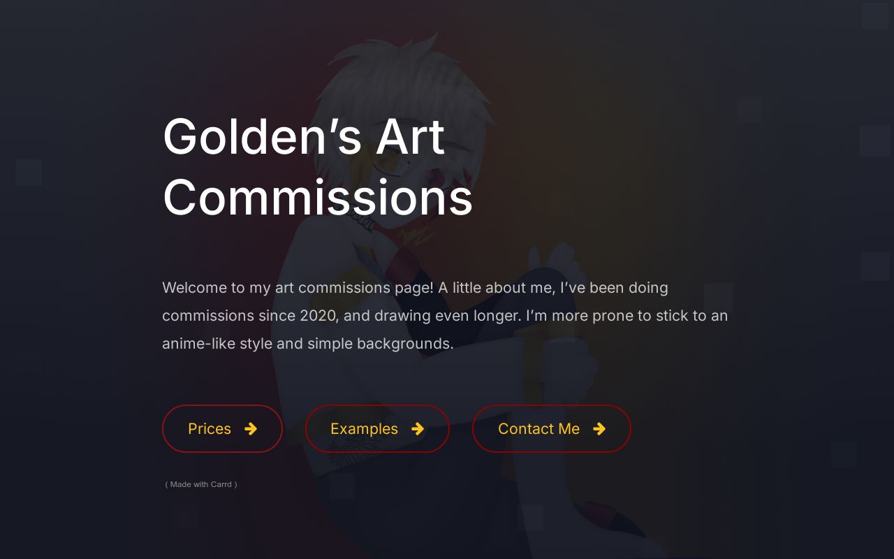 Golden Wingss Art Comissioms